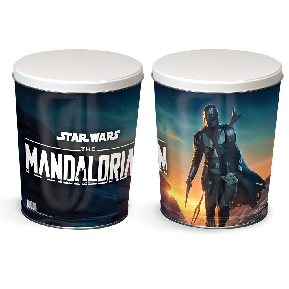 Star Wars - Mandalorian 1 Gallon Tin + Popcorn Selections – Pop Heaven