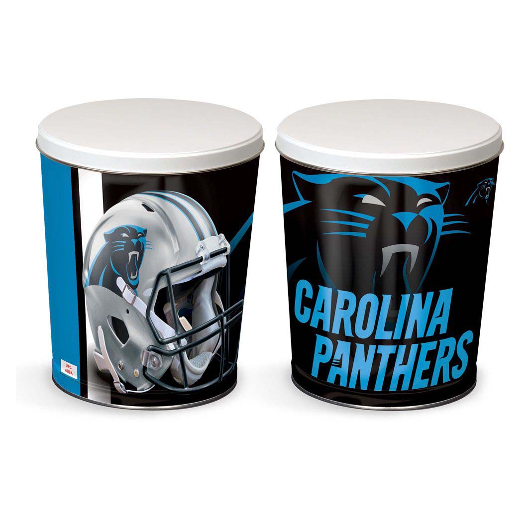 NFL- Carolina Panthers 3 Gallon Tin + Popcorn Selections – Pop Heaven